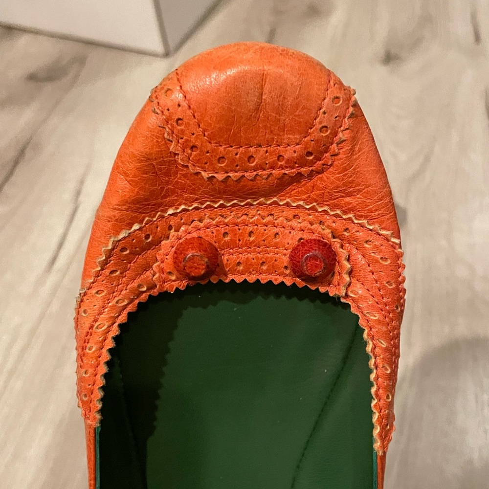Balenciaga Leather Ballet Flats Gem